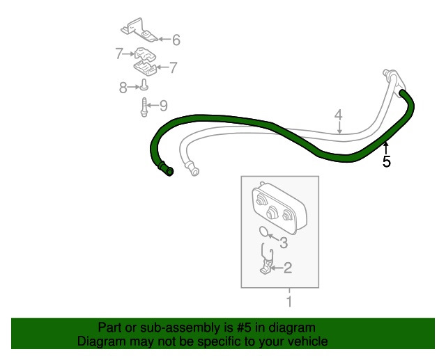 17227577672 Трубопровод маслян. радиатора возврат BMW | Запчасти на DRIVE2