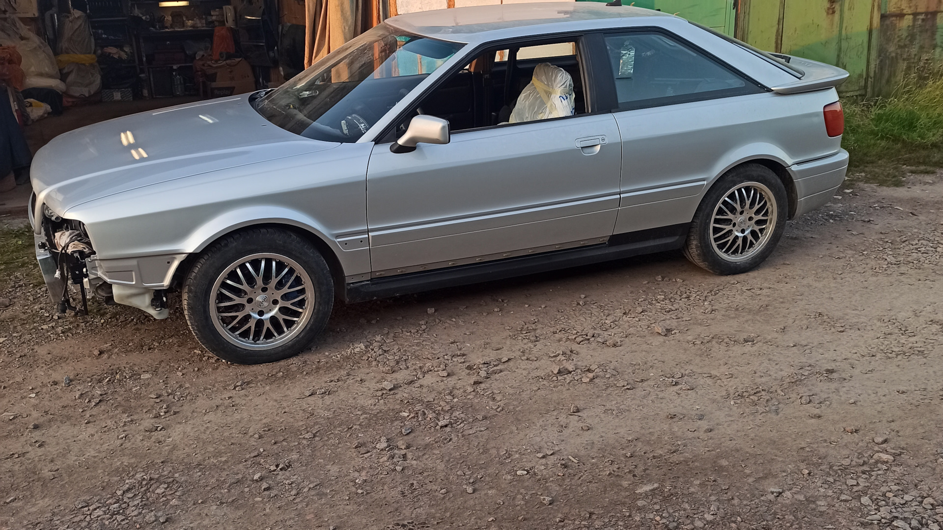 Audi S2 (B3) 2.2 бензиновый 1992 | Серебристый металлик на DRIVE2