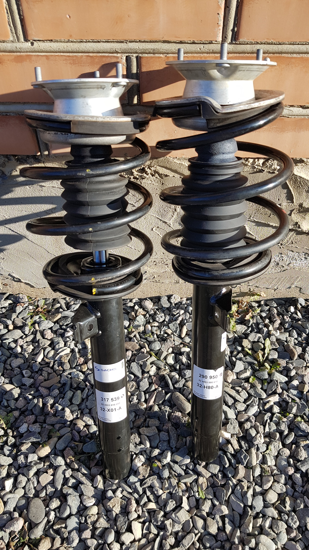 Передние стойки амортизатора S226A — BMW 3 series (E46), 3 л, 2003 года ...