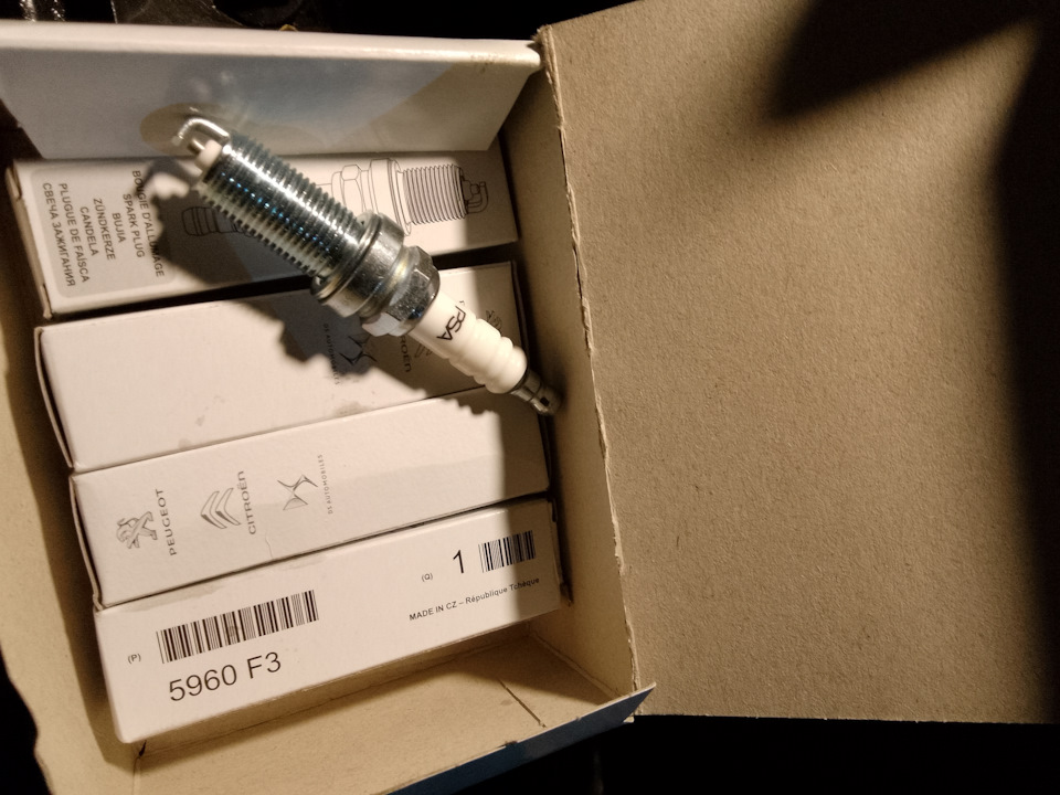 5960F3 Свеча зажигания Peugeot Citroen | Запчасти на DRIVE2