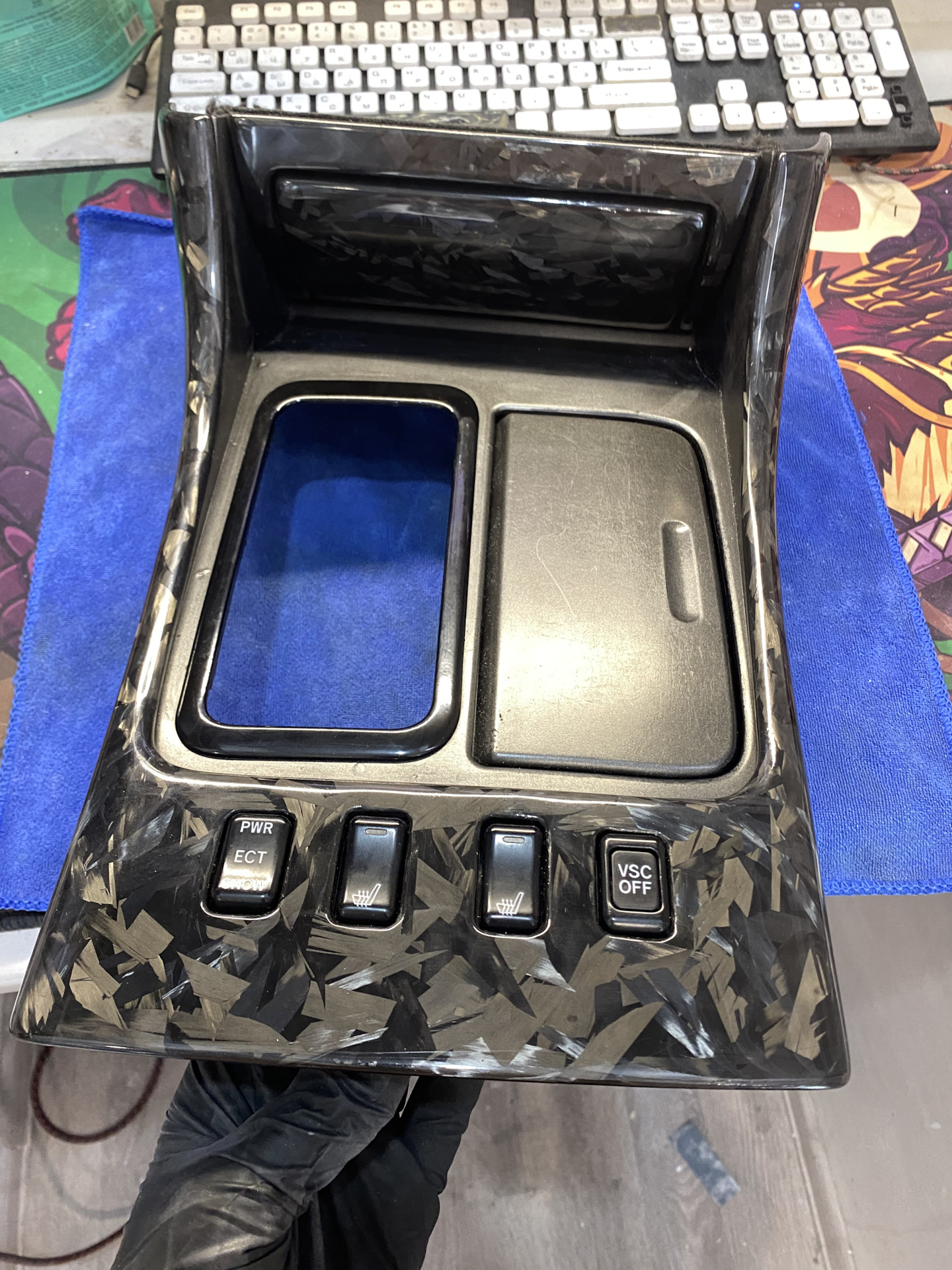 Кованный карбон в салон — Lexus GS (JZS160), 3 л, 2002 года | своими ...