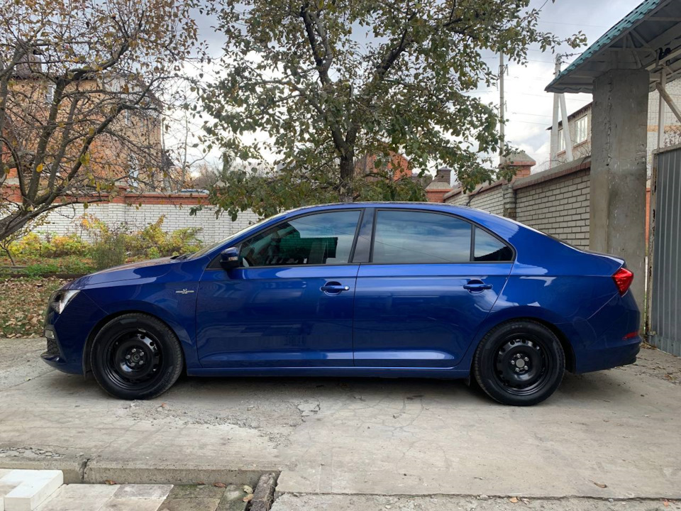 H&R -35, Технорессор -50, KYB Ultra SR (много фото) — Skoda Rapid (2G ...