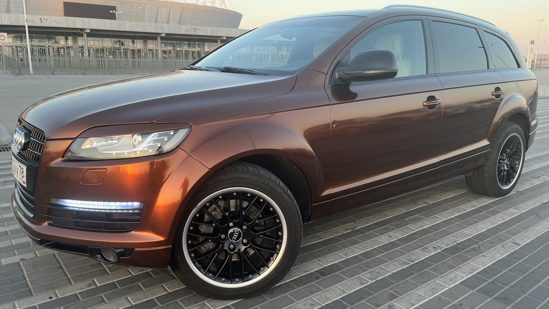 Audi Q7 (1G) 4.1 дизельный 2008 | Amber brown на DRIVE2