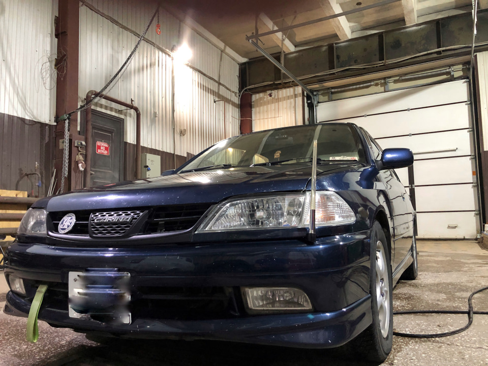 Габаритная антенна. Из двух в одну — Toyota Carina (7G), 1,8 л, 1999 ...