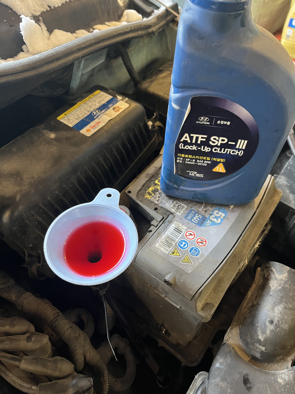 0450000100 МАСЛО ТРАНСМИССИОННОЕ МИНЕРАЛЬНОЕ, МАРКИ "ATF SP III" KIA ...