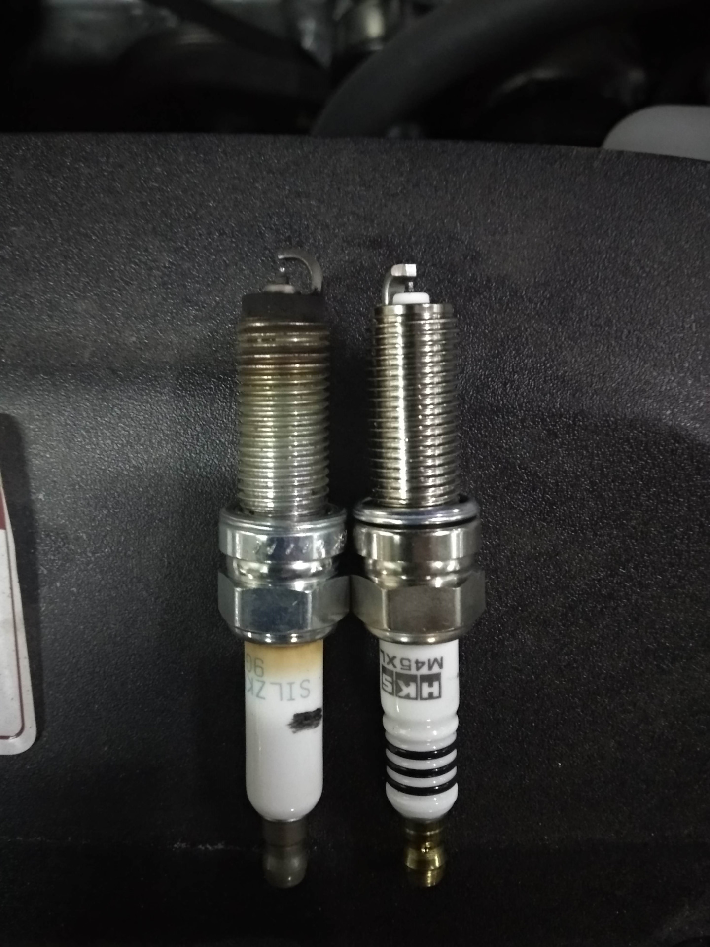 Установка свечей HKS M45XL на Kia Stinger (g4kl) — KIA Stinger, 2 л ...