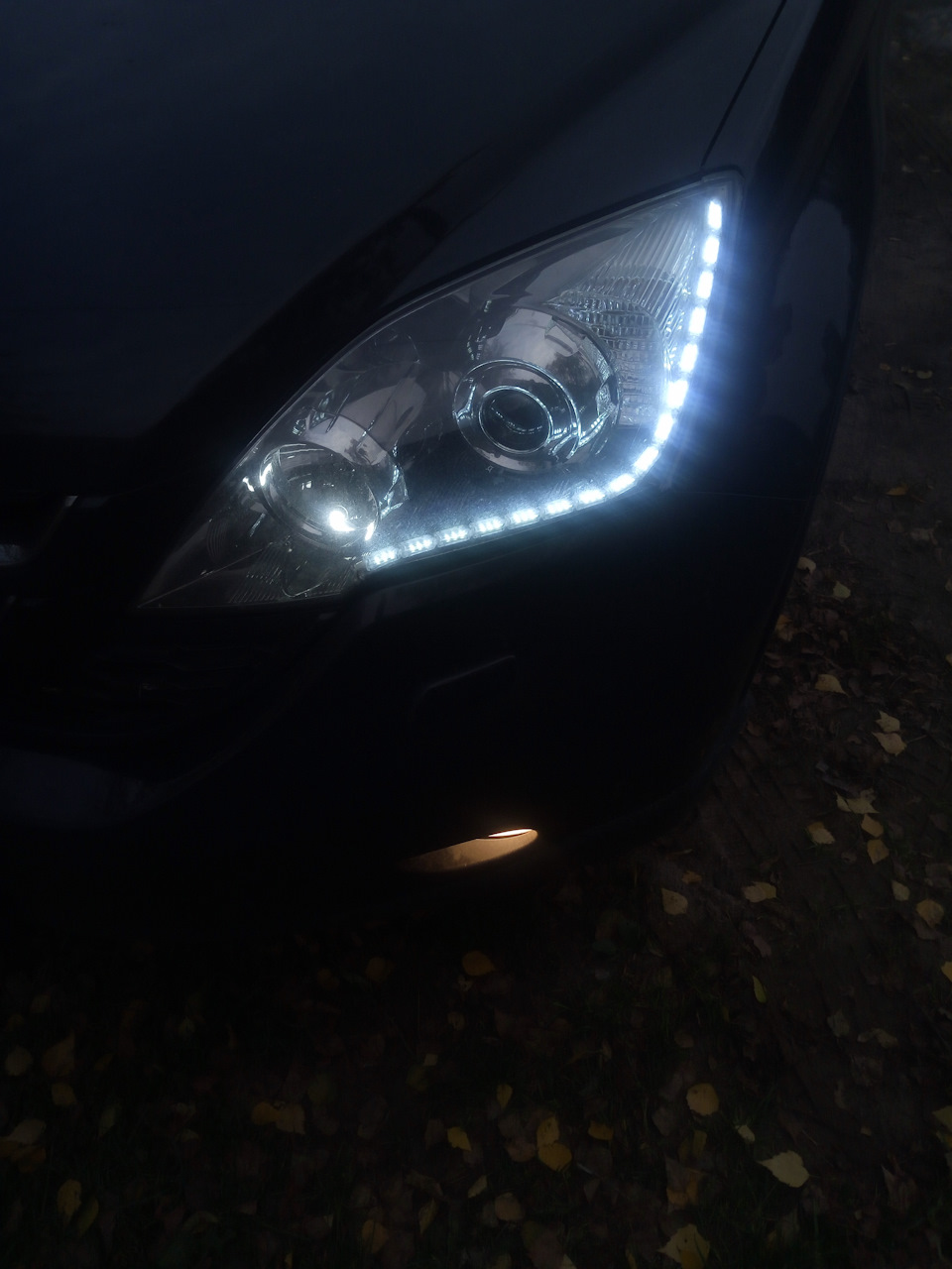 ДХО бегущий поворотник — Honda CR-V (RE), 2 л, 2012 года | стайлинг ...