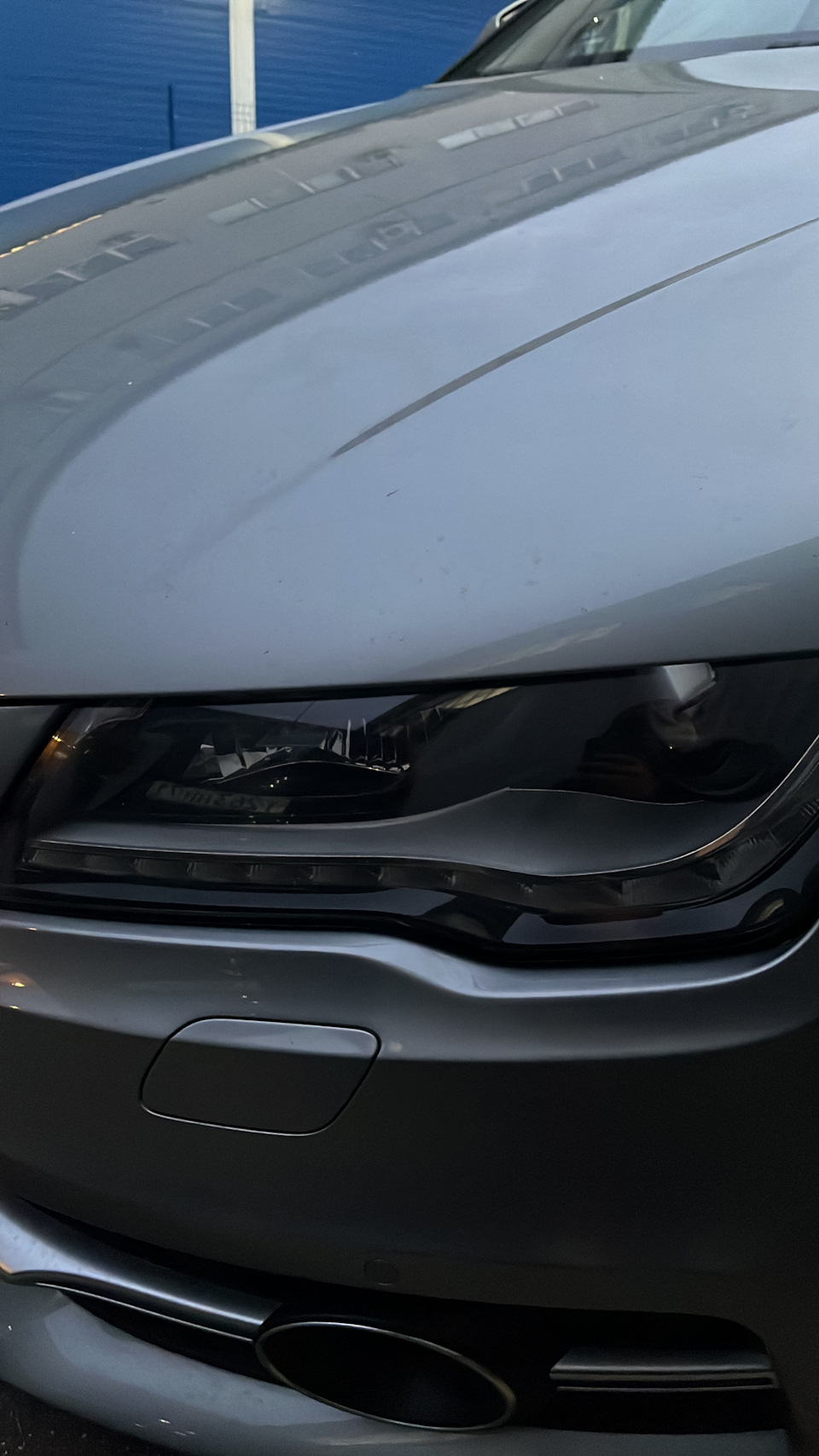 Фары линзы bi led — Audi A7 Sportback (1G), 3 л, 2011 года | тюнинг ...