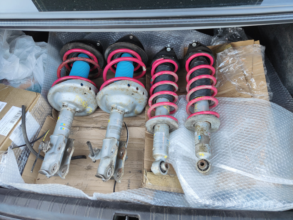 Стойки Bilstein с пружинами STI — Subaru Impreza (GE/GH), 2 л, 2009 ...