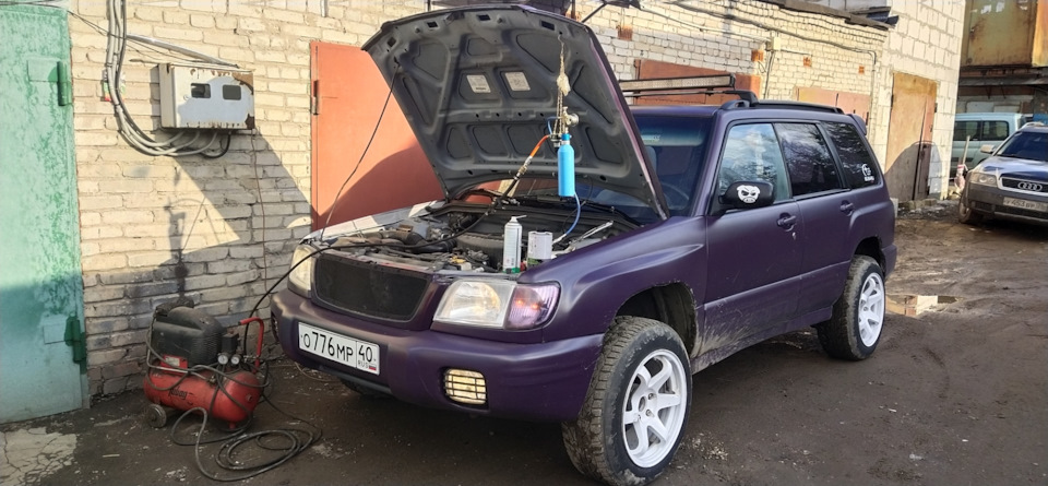 Промывка форсунок — Subaru Forester (SF), 2,5 л, 2000 года | своими ...
