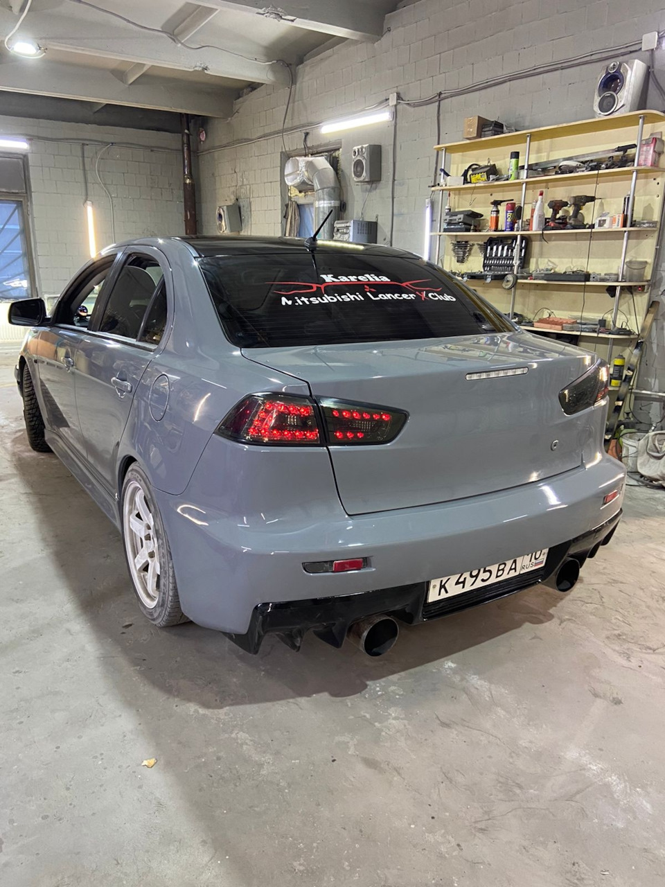 Перекрас в nardo grey — Mitsubishi Lancer X, 2 л, 2008 года | кузовной ...