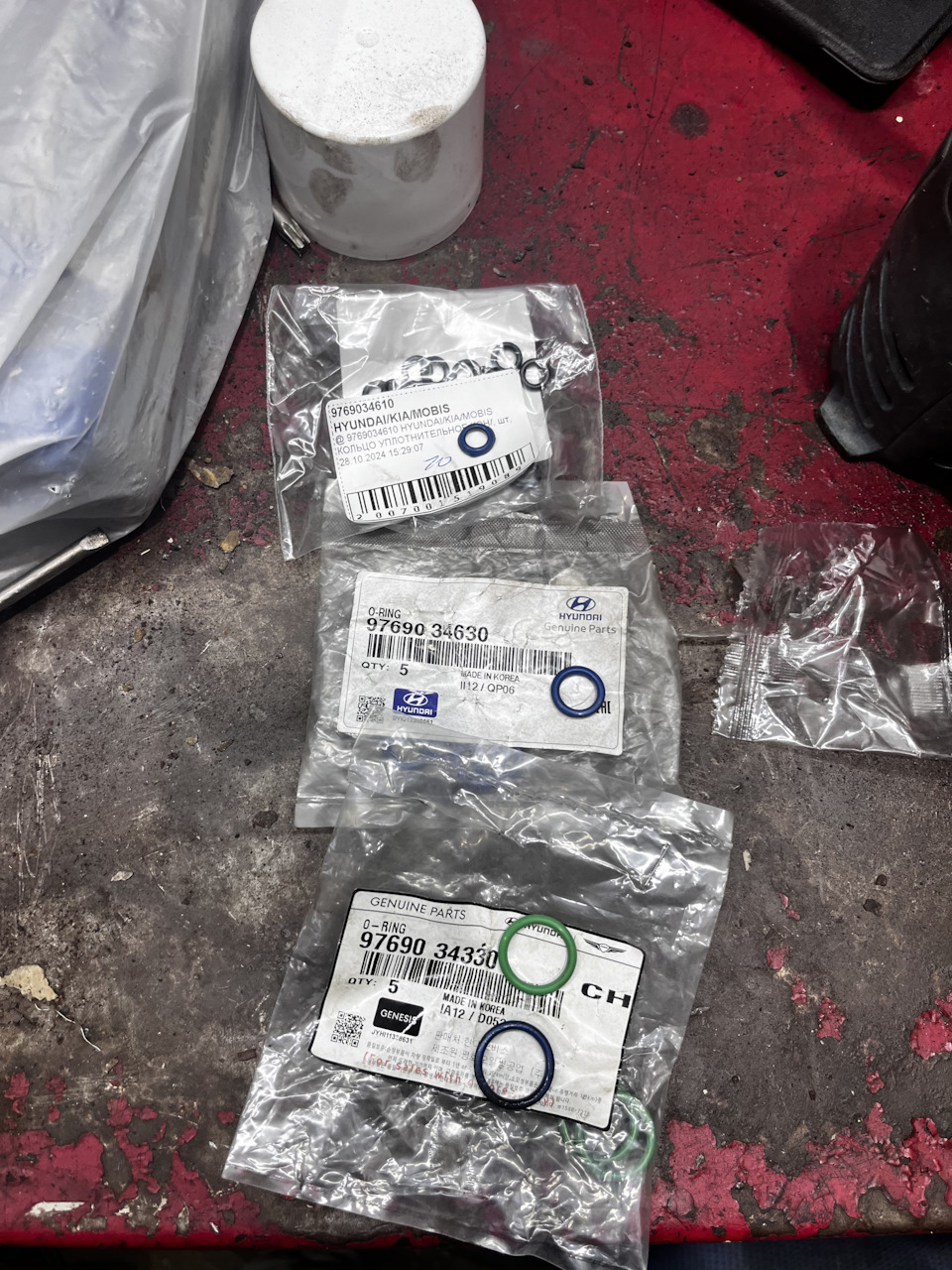 9769034610 Уплотнительное кольцо системы охлаждения KIA HYUNDAI ...