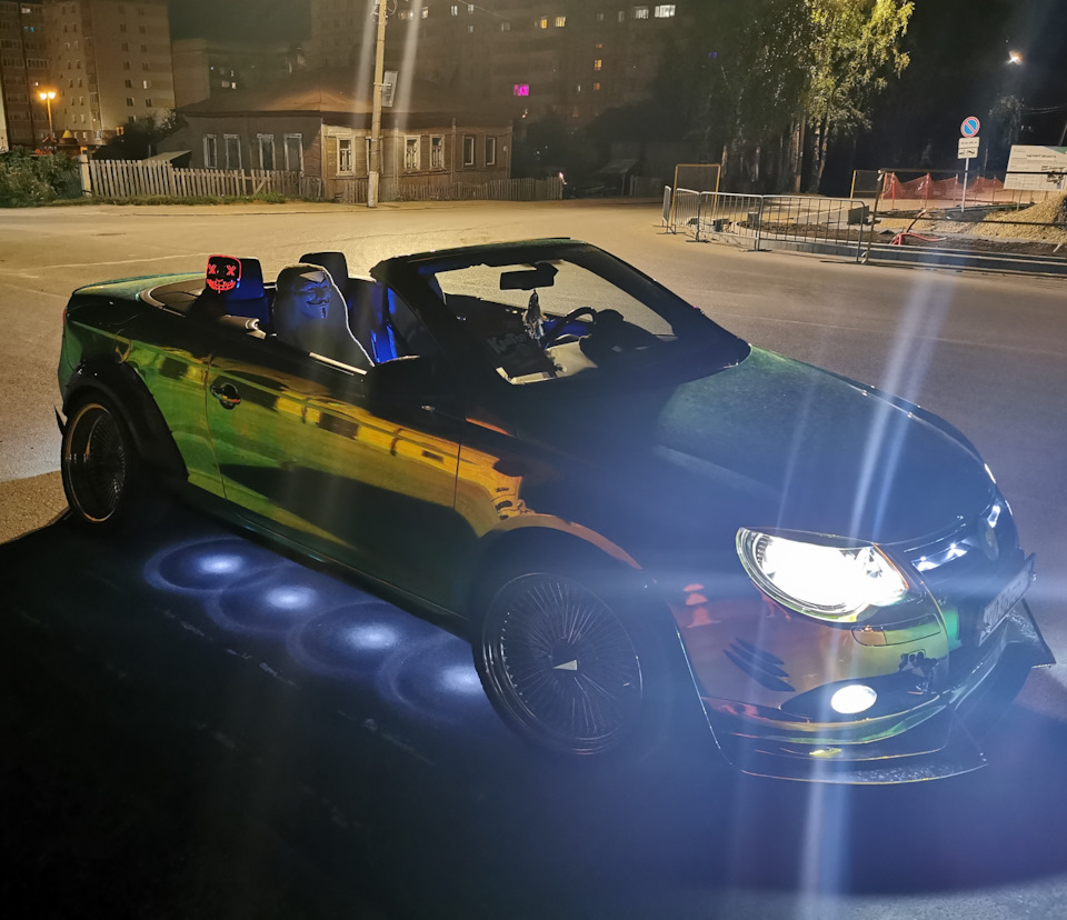 20е спицы с вылетом -50 — Volkswagen Eos, 2 л, 2009 года | колёсные ...