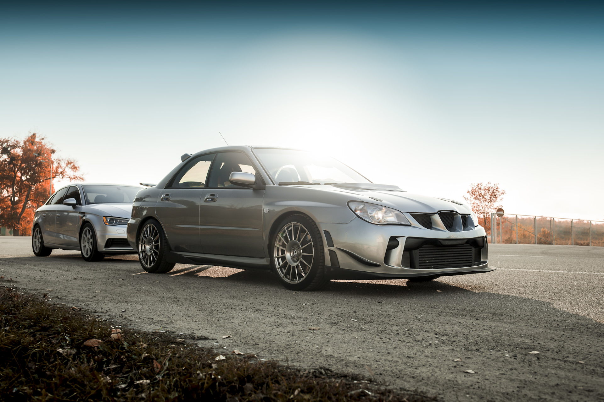 Осенний фотосет часть 1 — Subaru Impreza WRX (GD/GG), 2,5 л, 2006 года ...