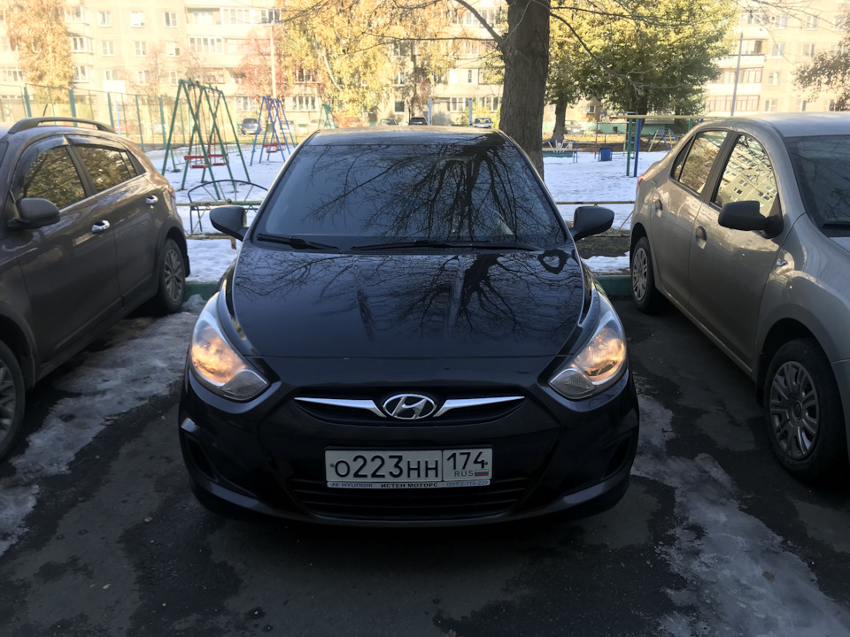 LED лампы — Hyundai Solaris Hatchback, 1,4 л, 2011 года | аксессуары | DRIVE2