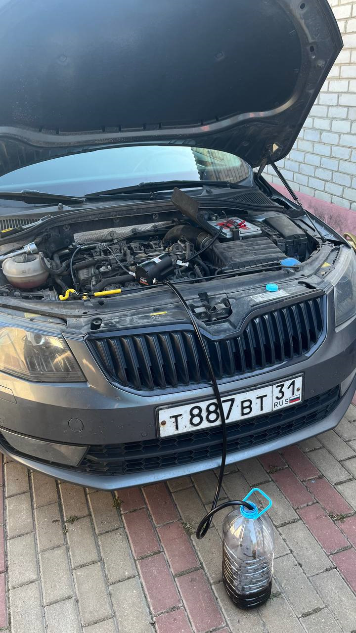 Замена масла и фильтров — Skoda Octavia A7 Mk3, 1,8 л, 2016 года | плановое ТО | DRIVE2