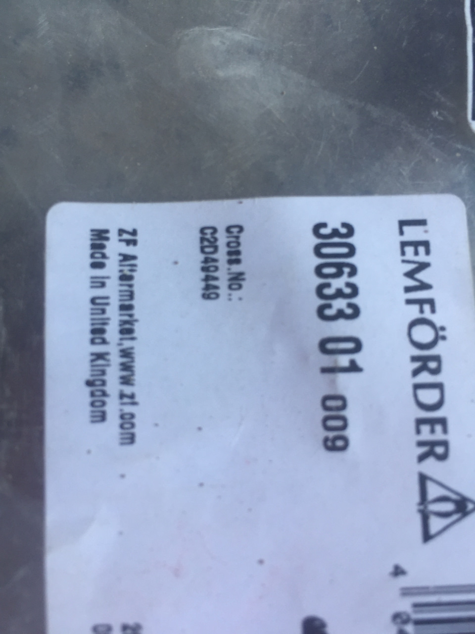 C2D49449 РЫЧАГ-ПОДВЕСКИ ТРЕУГОЛЬНЫЙ Jaguar Land Rover | Запчасти на DRIVE2