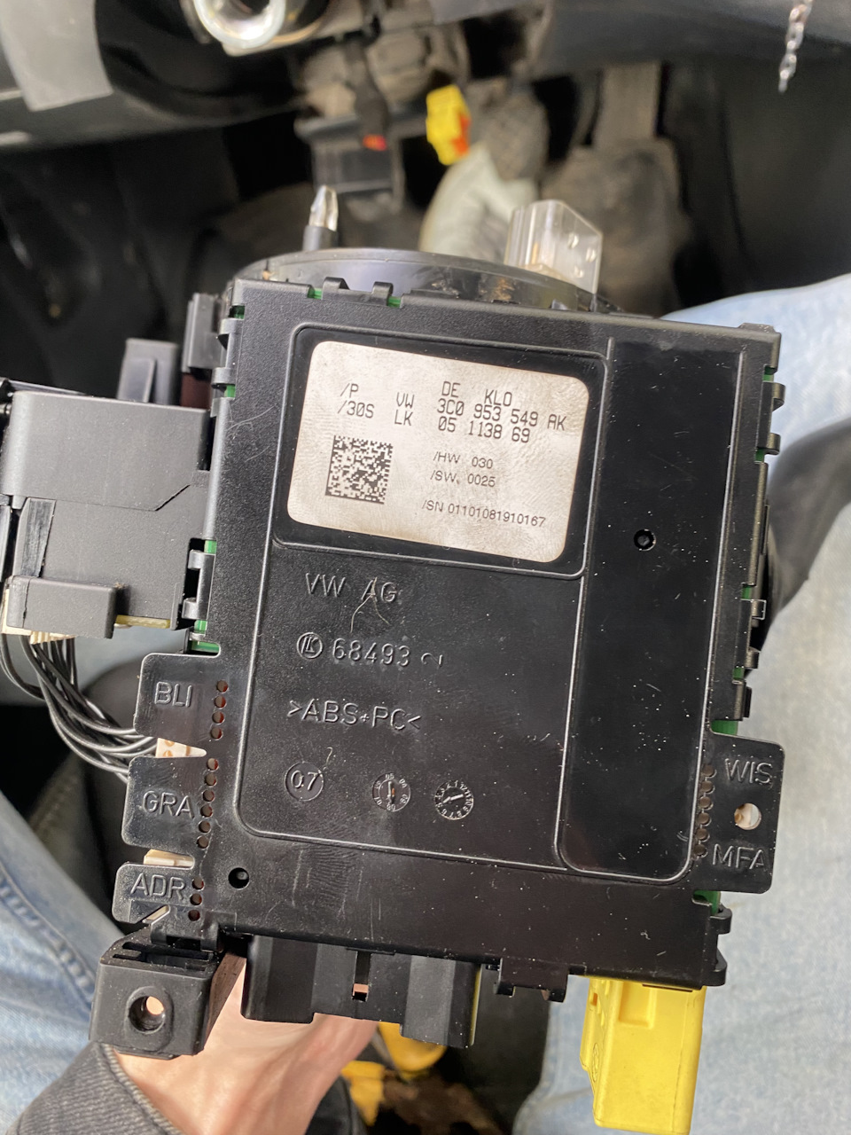 3C0953549AK Подрулевой переключатель в сборе VAG | Запчасти на DRIVE2