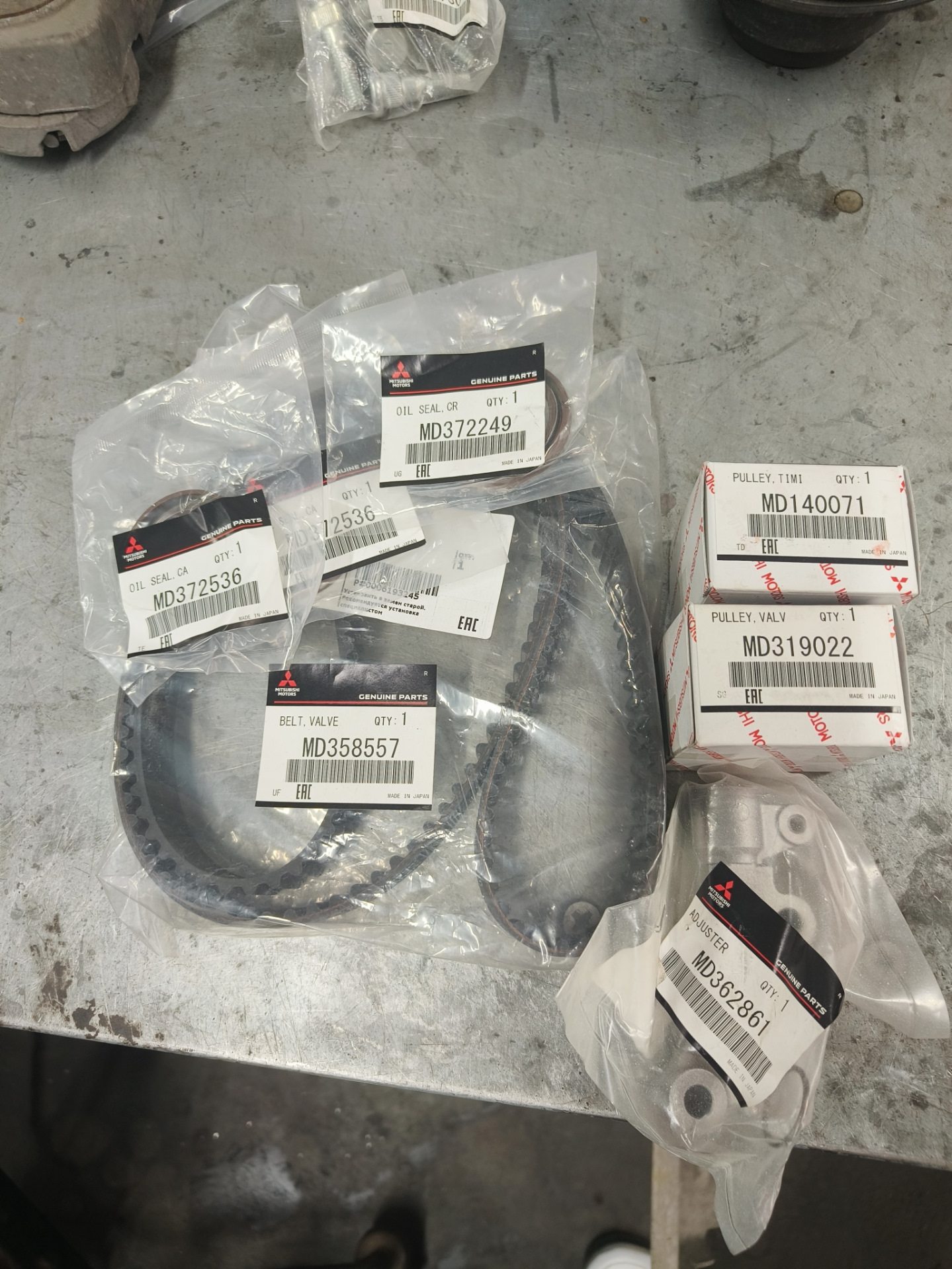 Очередное ТО ГРМ — Mitsubishi Pajero (4G), 3 л, 2015 года | плановое ТО ...