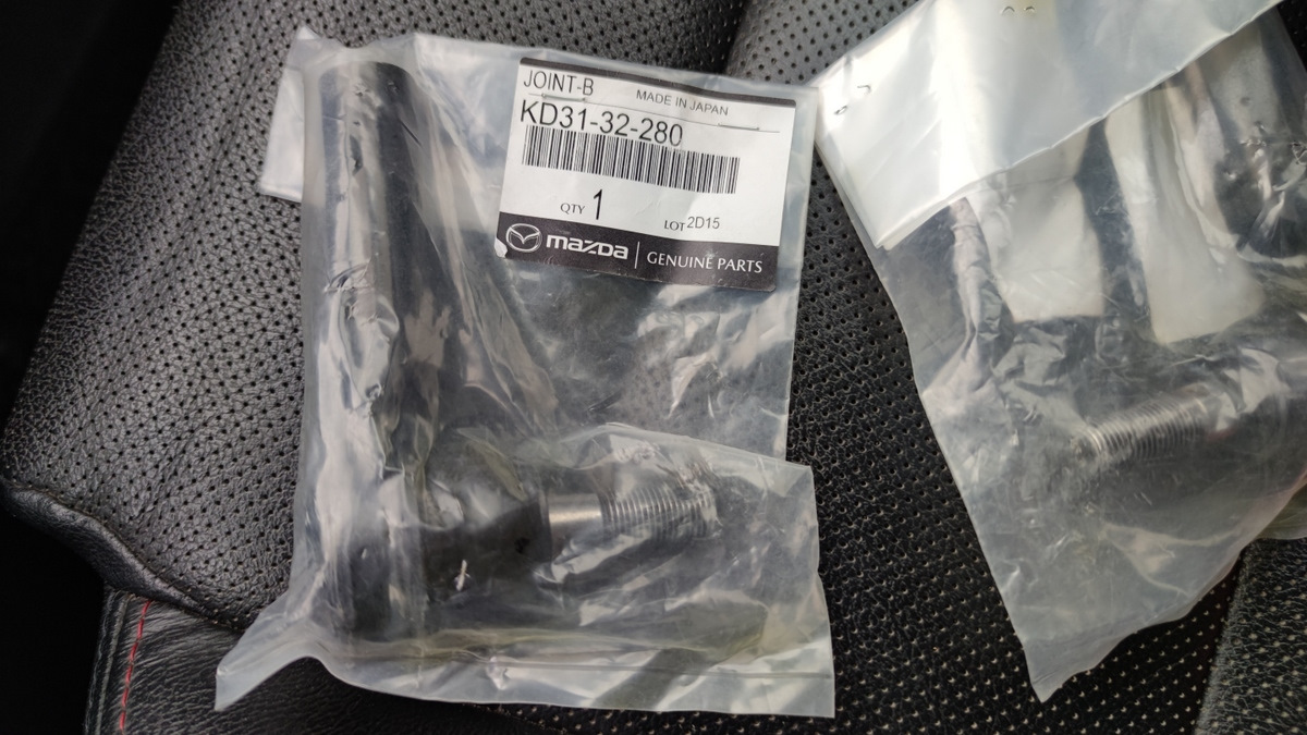 Внеплановая замена рулевых наконечников. — Mazda CX-5 (1G), 2 л, 2012 ...