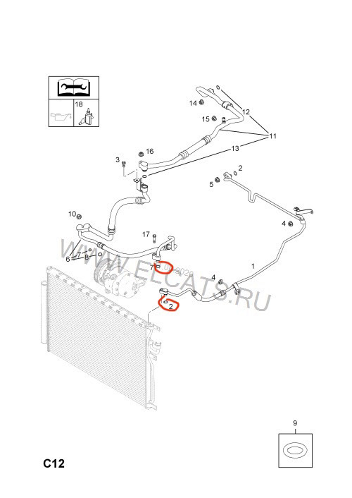 Диагностика системы кондиционирования Антара — Opel Antara, 2,4 л, 2011 ...