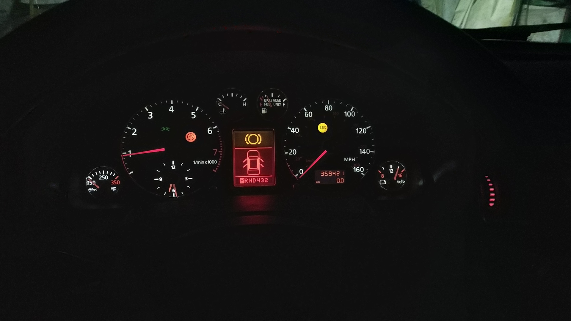 Пересвет приборки ) — Audi A6 (C5), 2,8 л, 2000 года | просто так | DRIVE2