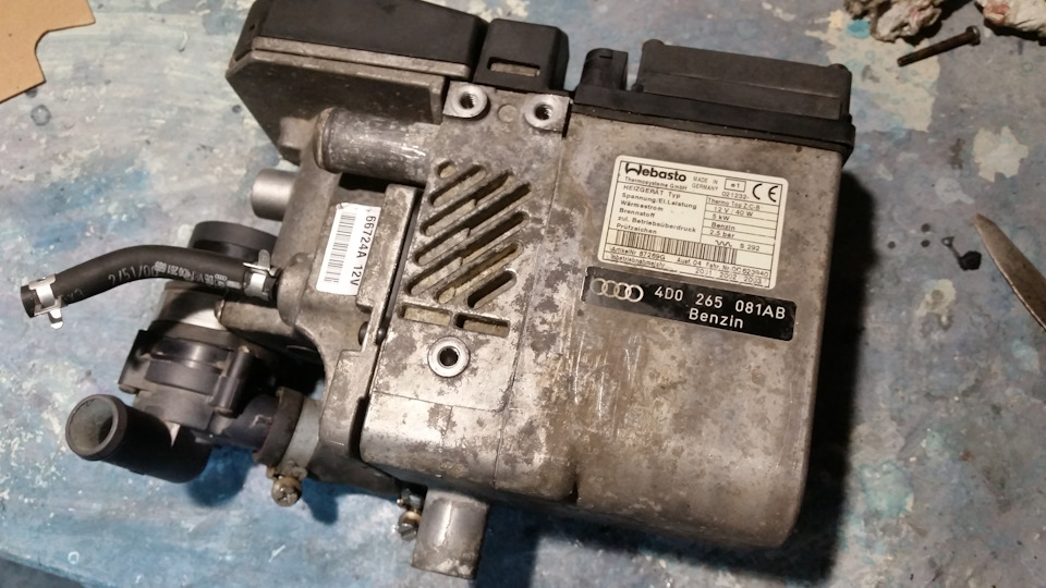 Ревизия webasto — Audi S8 (D2), 4,2 л, 2001 года | плановое ТО | DRIVE2