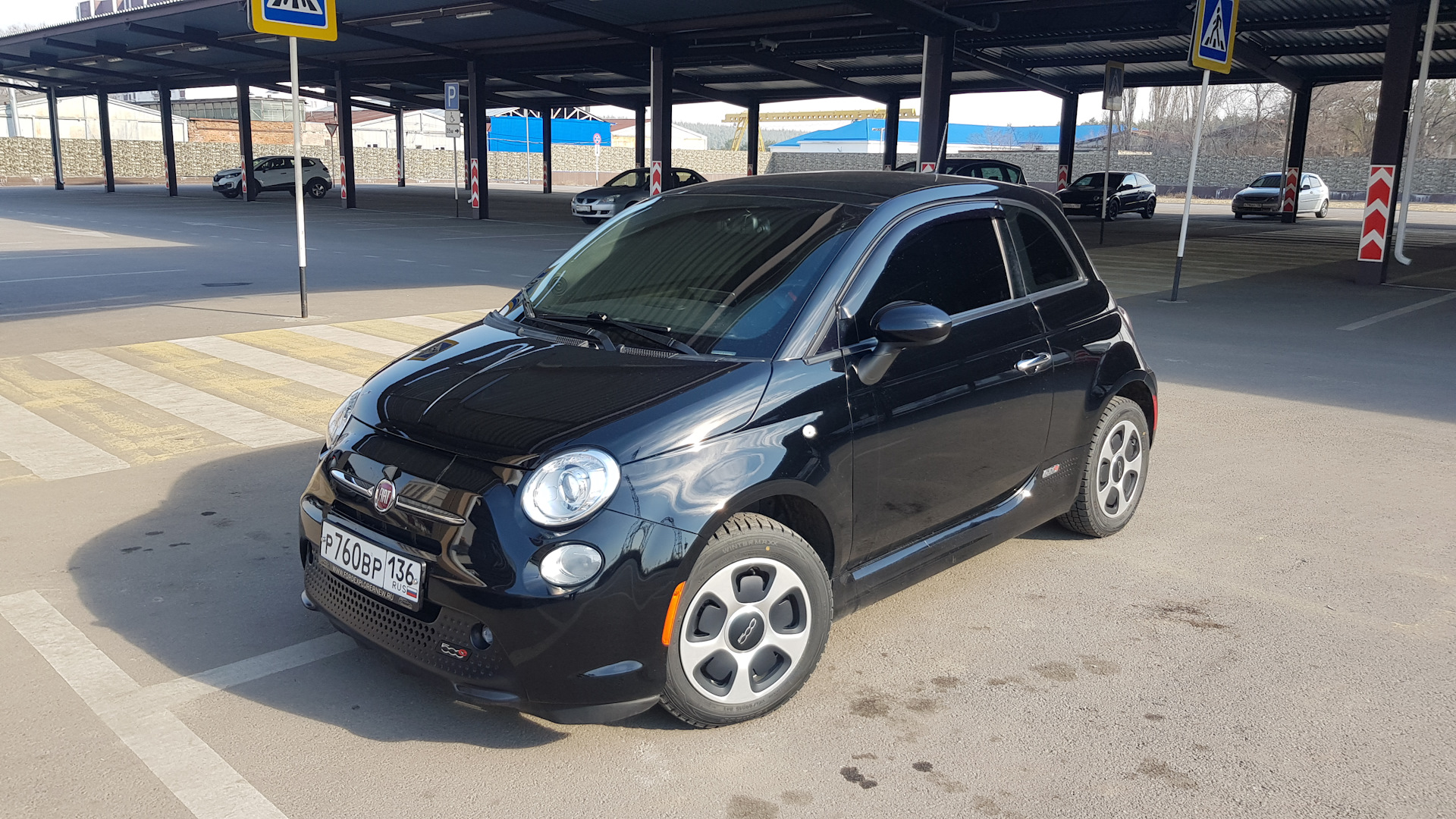 Затонировался — FIAT 500E EV (1G), 2015 года | стайлинг | DRIVE2