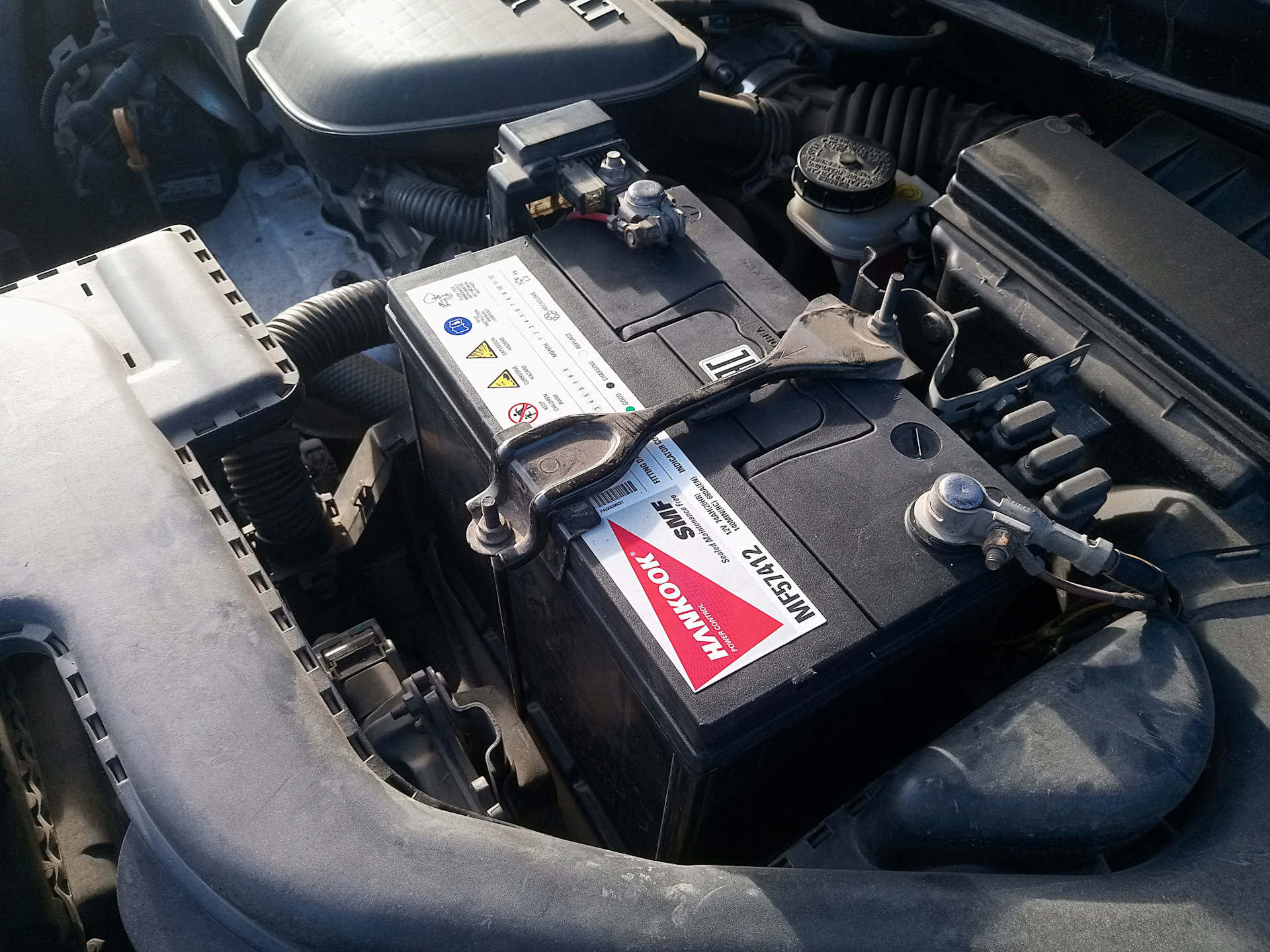 Новый аккумулятор от Hankook MF57412 74 Ач — Renault Koleos (1G), 2,5 л ...