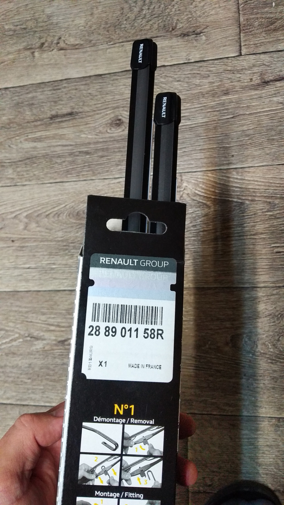 288901158R Комплект щеток стеклоочистителя RENAULT | Запчасти на DRIVE2