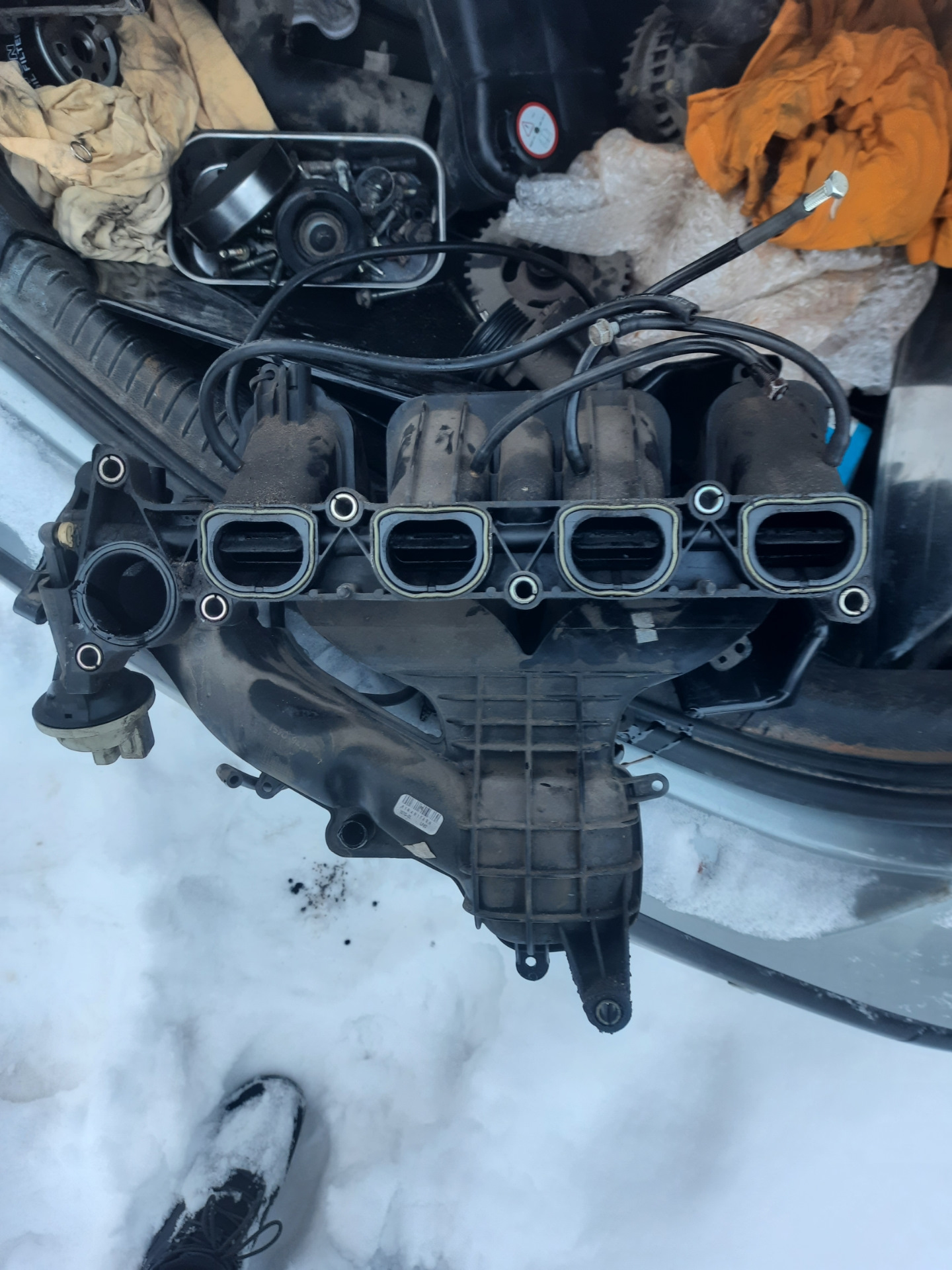 Впускной коллектор форд мондео 3 — Ford Mondeo III, 2 л, 2004 года ...