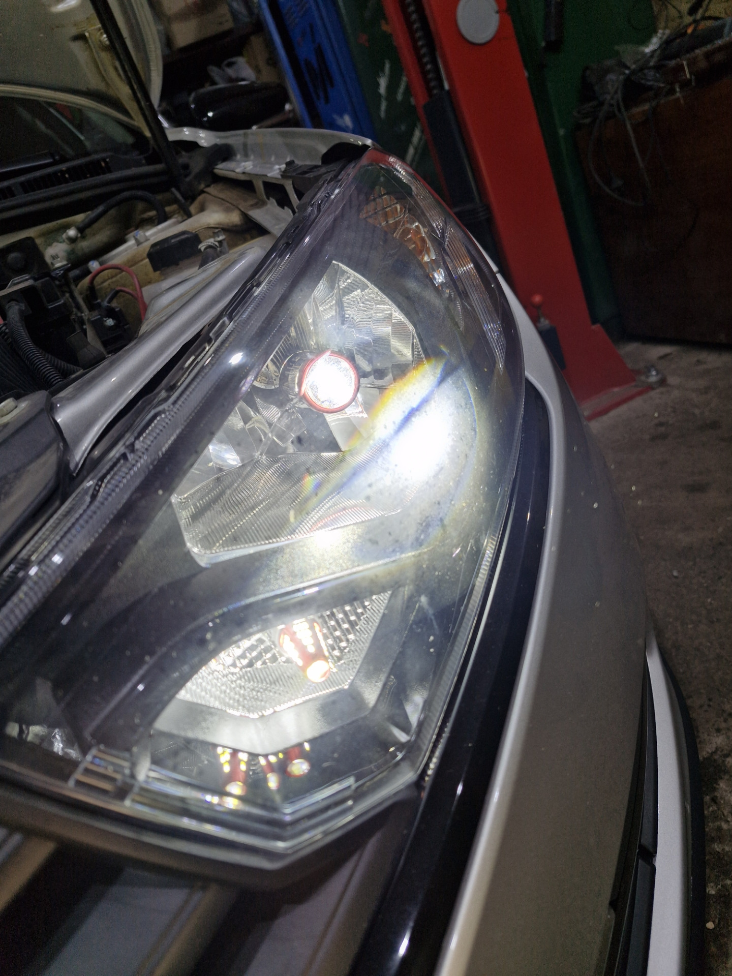 Мини LED Линзы H4 Отзыв. — Lada Гранта Cross, 1,6 л, 2022 года ...