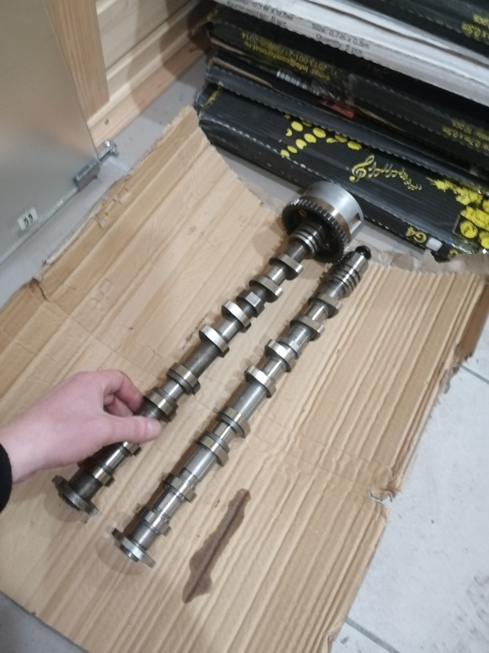 Новый распредвал от gamma мотора. — Hyundai i30 (1G), 1,6 л, 2011 года ...