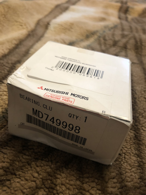 MD749998 Подшипник сцепления выжимной OEM Mitsubishi | Запчасти на DRIVE2