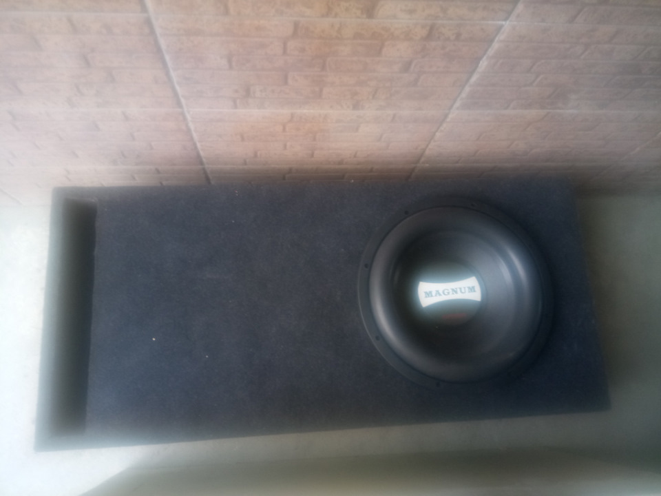 Замена сабового звена Alphard Magnum M12D2 на Alphard Machete M15D2 — Lada 21099, 1,5 л, 2002 ...