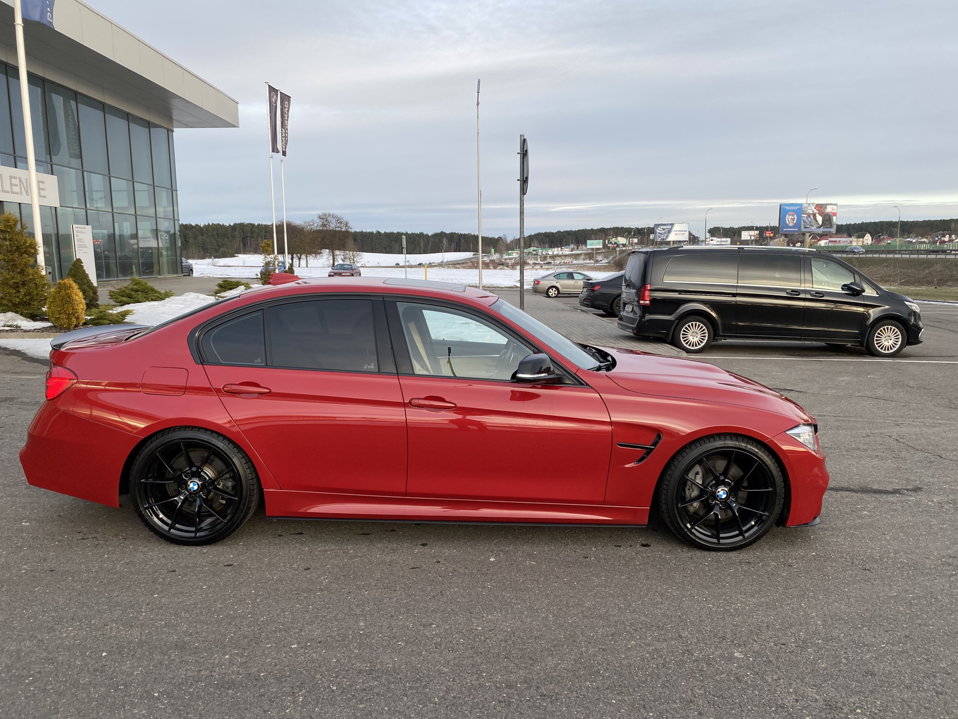 Установка пружин -30 Eibach — BMW 3 series (F30), 3 л, 2017 года | тюнинг | DRIVE2
