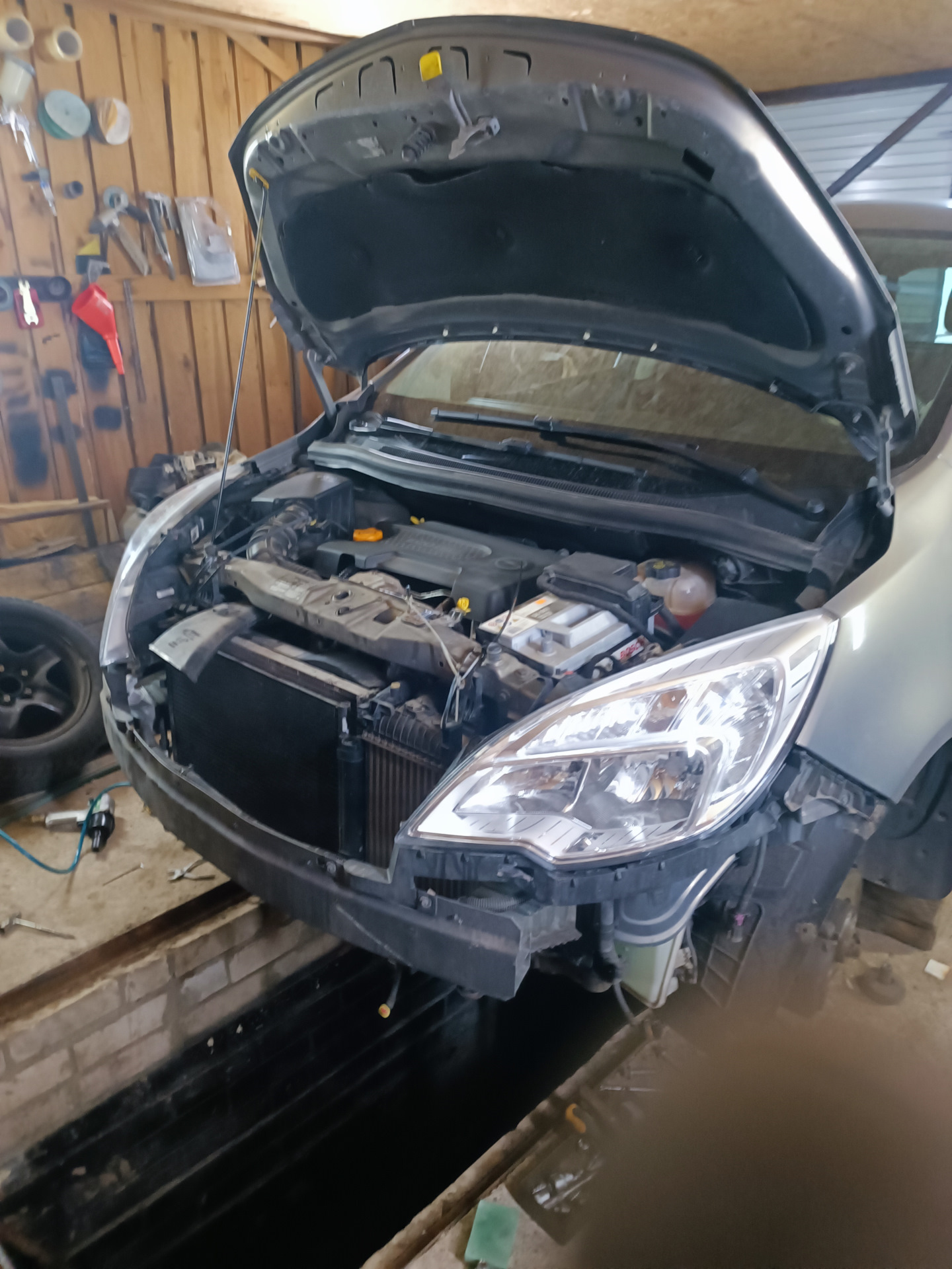 Мой первый серьезный ремонт — Opel Meriva (B), 1,3 л, 2010 года ...