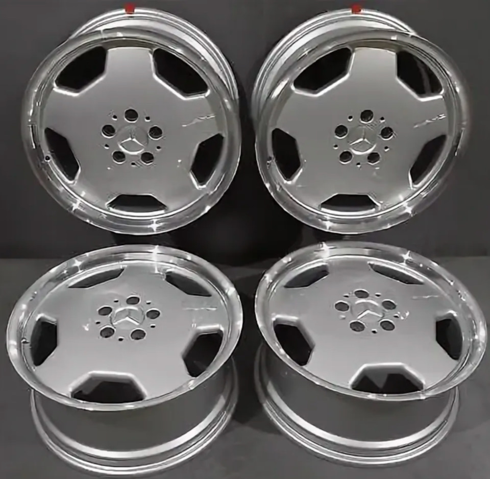 R17 Sador —> R18 Monoblock Aero2 — Mercedes-Benz E-Class (W210), 4,3 л ...