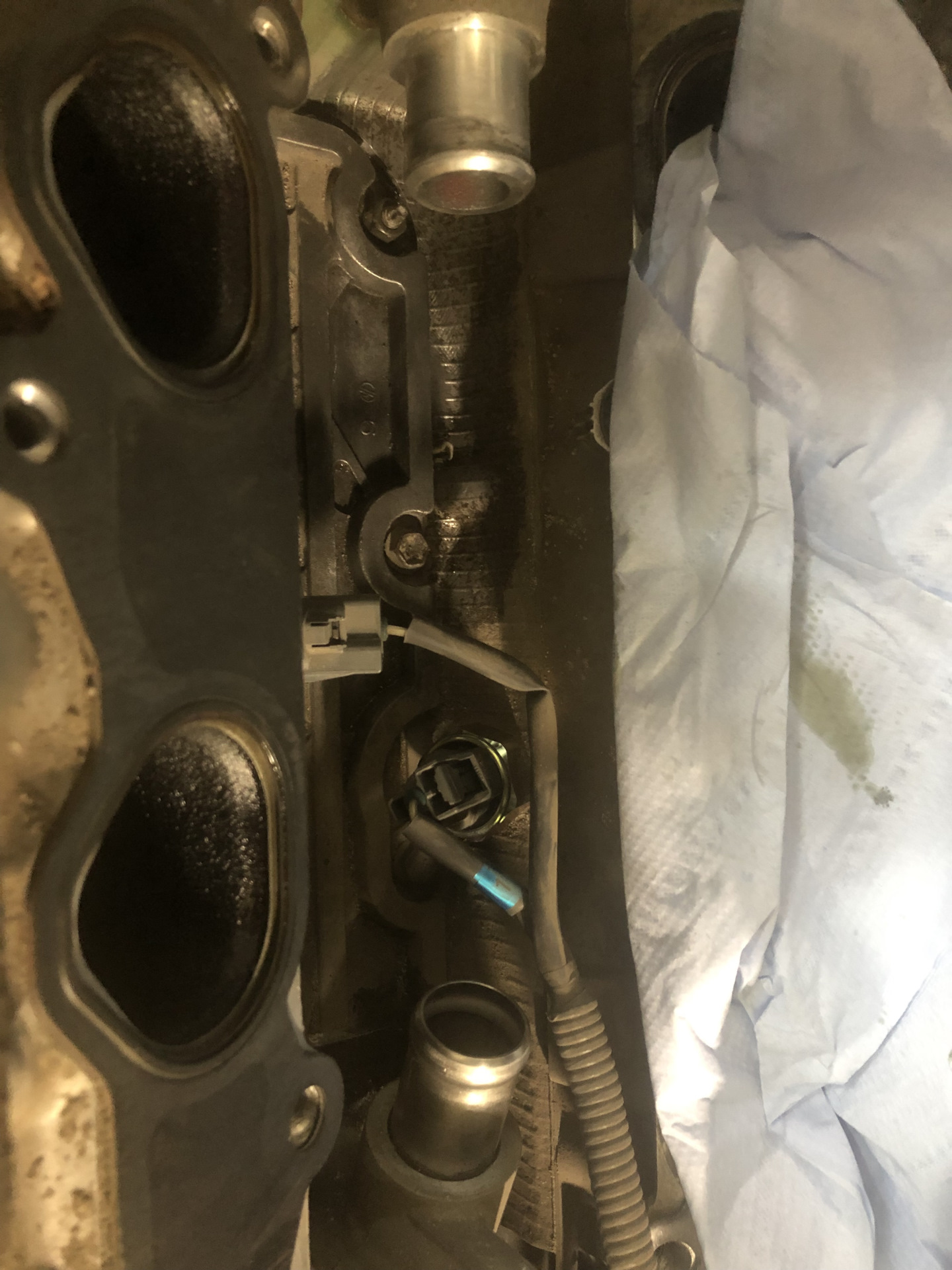 И снова датчик детонации… — Toyota Kluger, 3 л, 2004 года | визит на ...