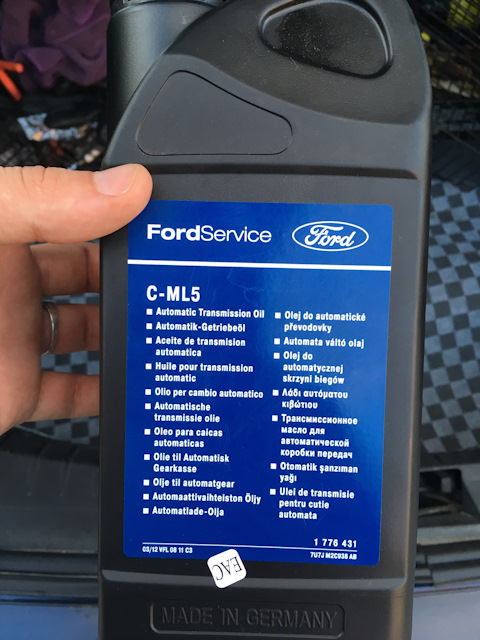 1776431 Жидкость трансмиссионная (красная) 1л Ford | Запчасти на DRIVE2