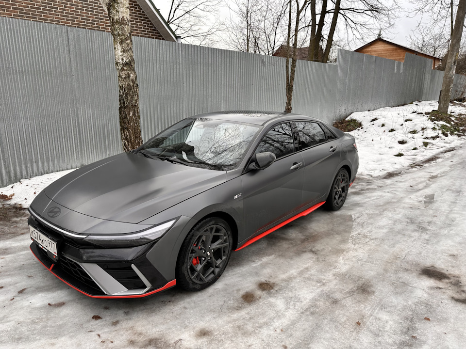 Тонировка Llumar Air Blue 80 — Hyundai Elantra (7G), 1,4 л, 2024 года ...