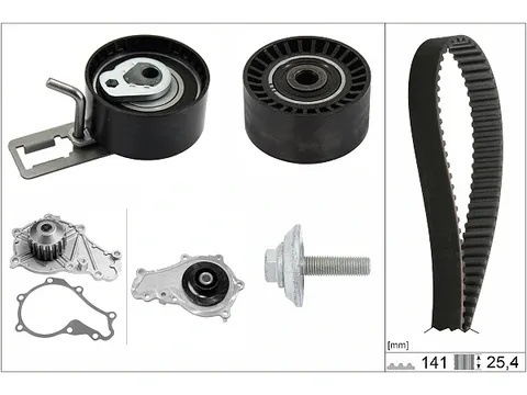 530057830 Комплект водяного насоса и ремня ГРМ INA | Запчасти на DRIVE2