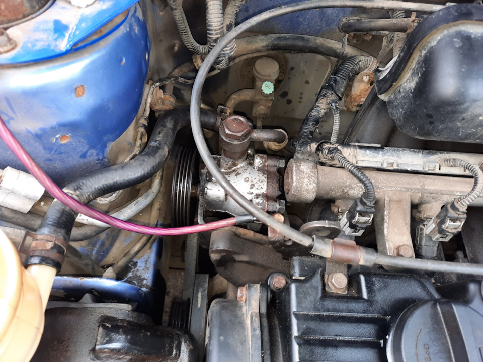 Зашумел подшипник ГУРа. Замена подшипника и масла ГУР — Hyundai Accent ...