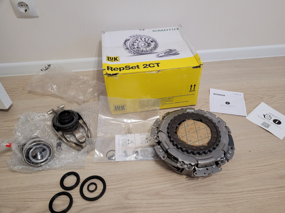 🛠замена сцепления и маховика dq200 — Skoda Octavia A7 Mk3, 1,4 л, 2014 ...