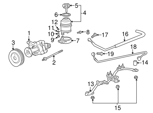 32411092015 Оборотный насос гидроусилителя рул. упр. BMW | Запчасти на ...