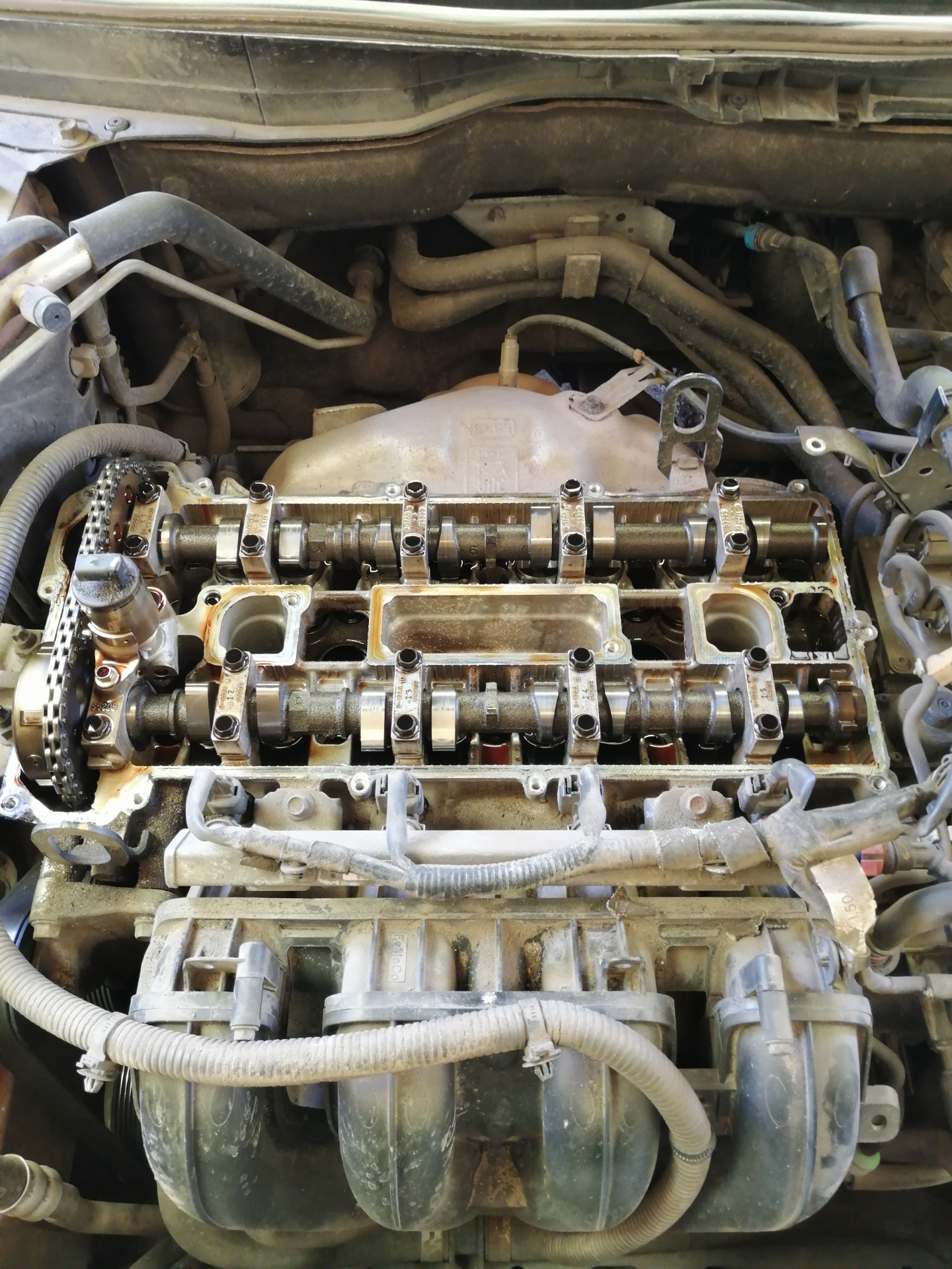 Замена прокладки клапанной крышки и датчика фаз — Mazda 6 (2G) GH, 2,5 ...
