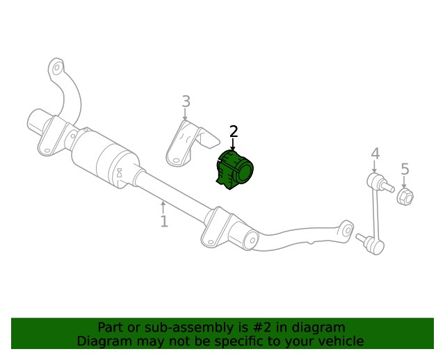 LR110782 Изолятор стабилизатора Jaguar Land Rover | Запчасти на DRIVE2
