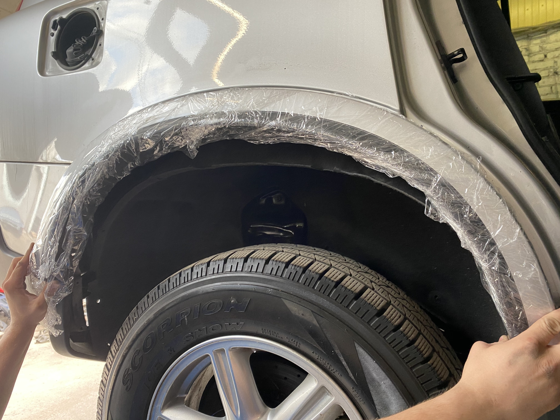 Продолжая сборку…Бампер…пороги…расширители…подкрылки… — Volvo XC90 (1G ...