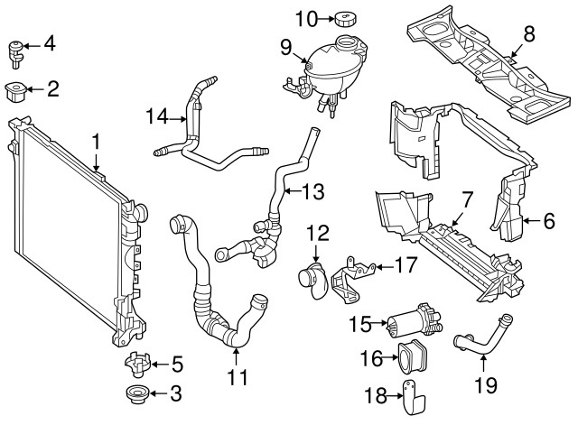 A2045000149 Бачок расширительный Mercedes | Запчасти на DRIVE2