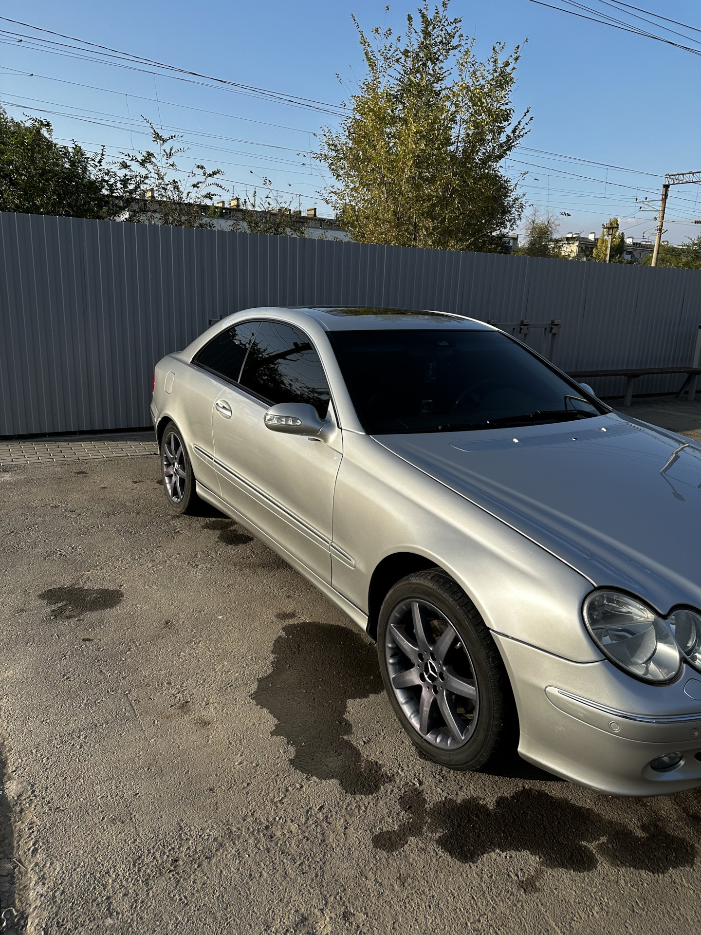Покраска дисков — Mercedes-Benz CLK (W209), 3,2 л, 2004 года | колёсные диски | DRIVE2